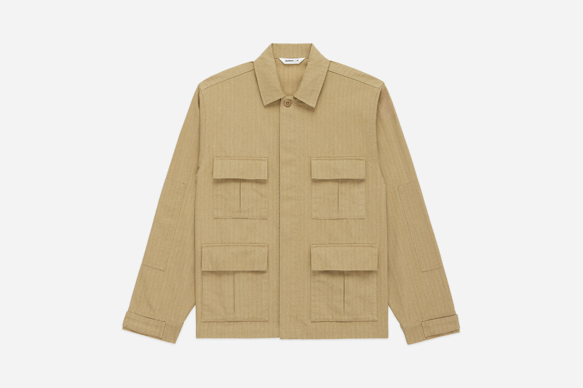BDU Jacket ~ Sand HBT – 3sixteen