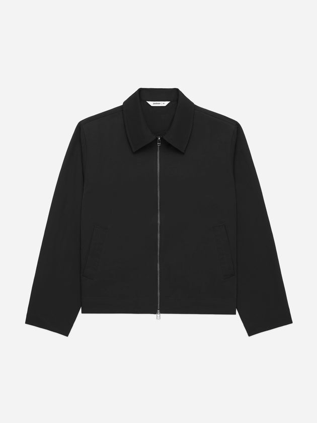 Club Jacket ~ Black Nylon – 3sixteen